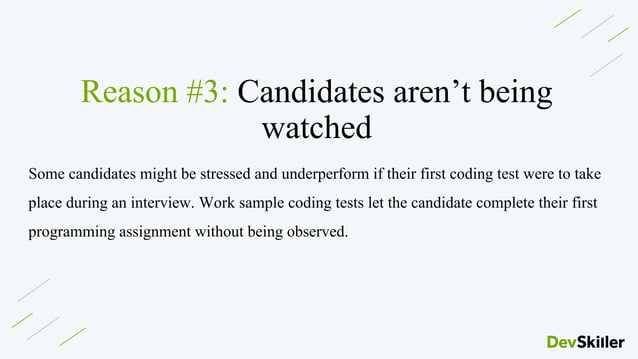 Work sample coding tests | PDF | Resume Writing and Advice | Job Search