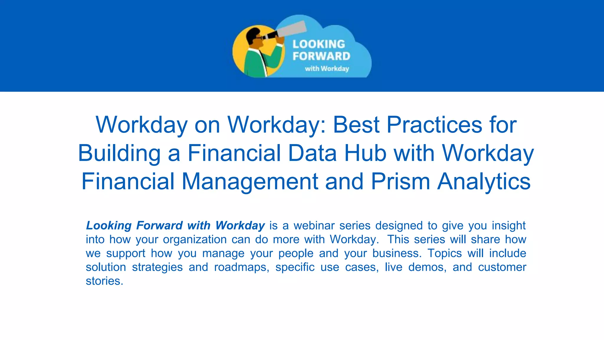 Build a Financial Data Hub | PPT