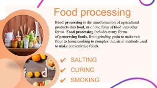 TLE - FOOD PROCESSING (salting, curing, smoking) | PDF