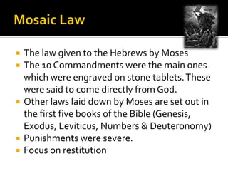 History of Law | PPTX