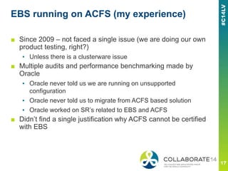 Using ACFS as a Storage for EBS | PPTX
