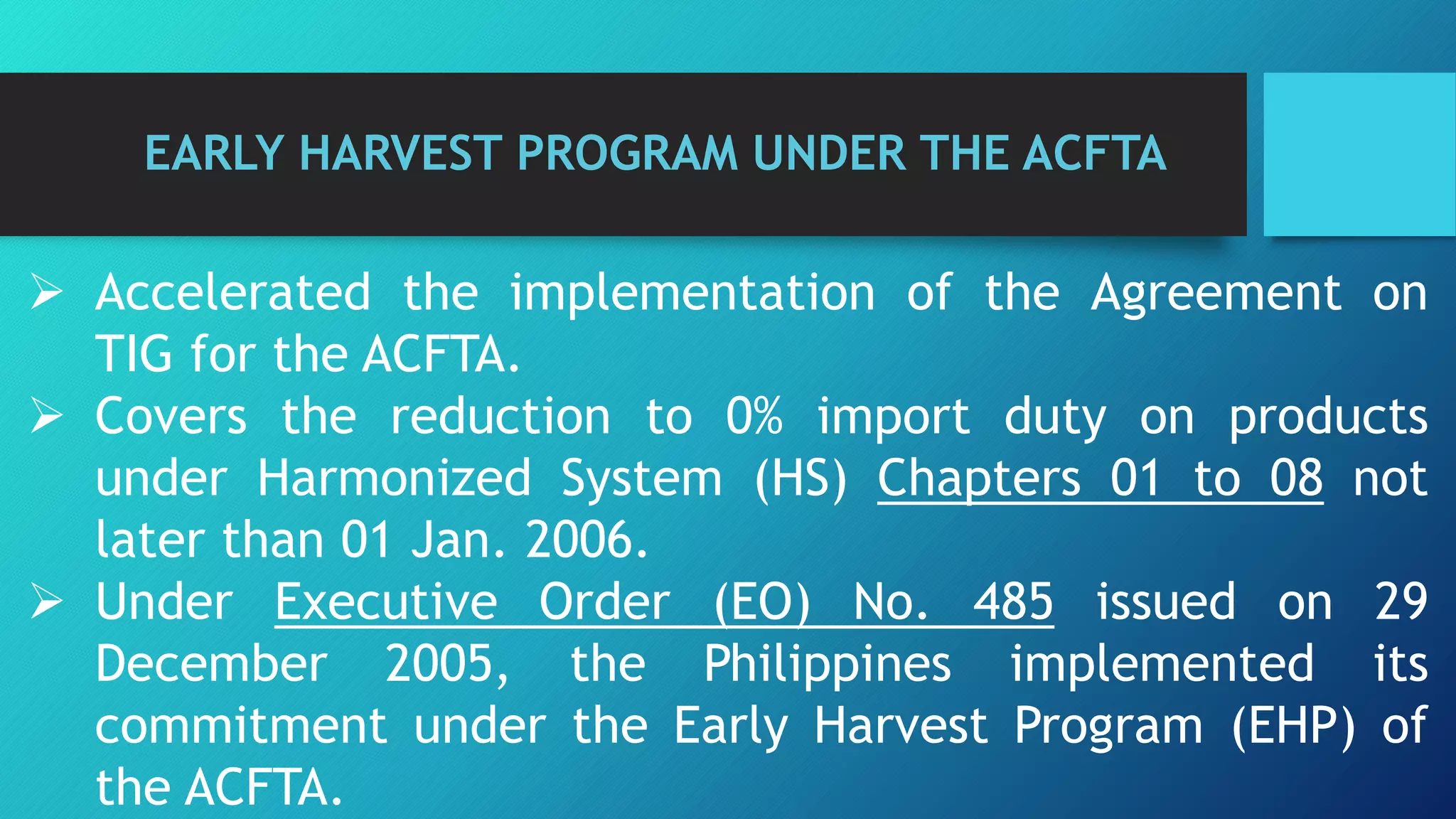 ASEAN-CHINA FREE TRADE AGREEMENT | PPTX