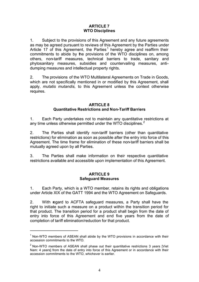 Asean China Free Trade Agreement | PDF | Asia Travel | Travel Locations
