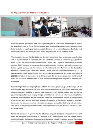 ACFTA workshop report Phnom Penh 2017 | PDF