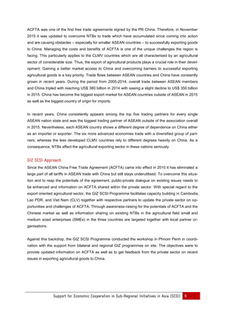 ACFTA workshop report Phnom Penh 2017 | PDF