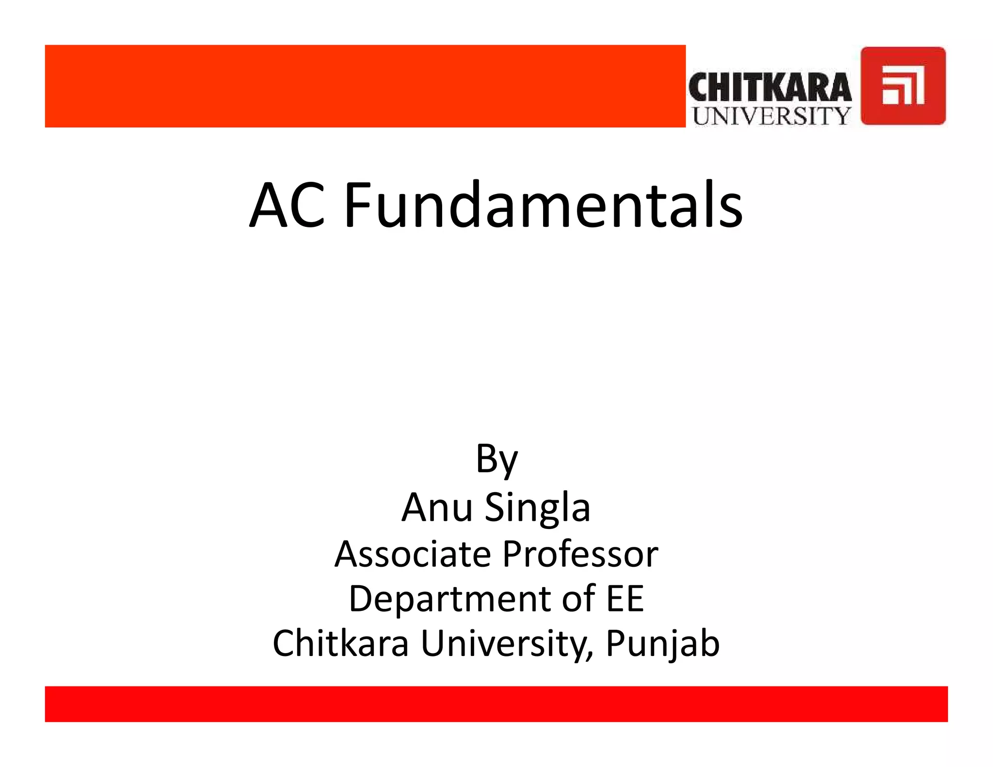 Ac fundamentals | PDF