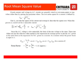 Ac fundamentals | PDF