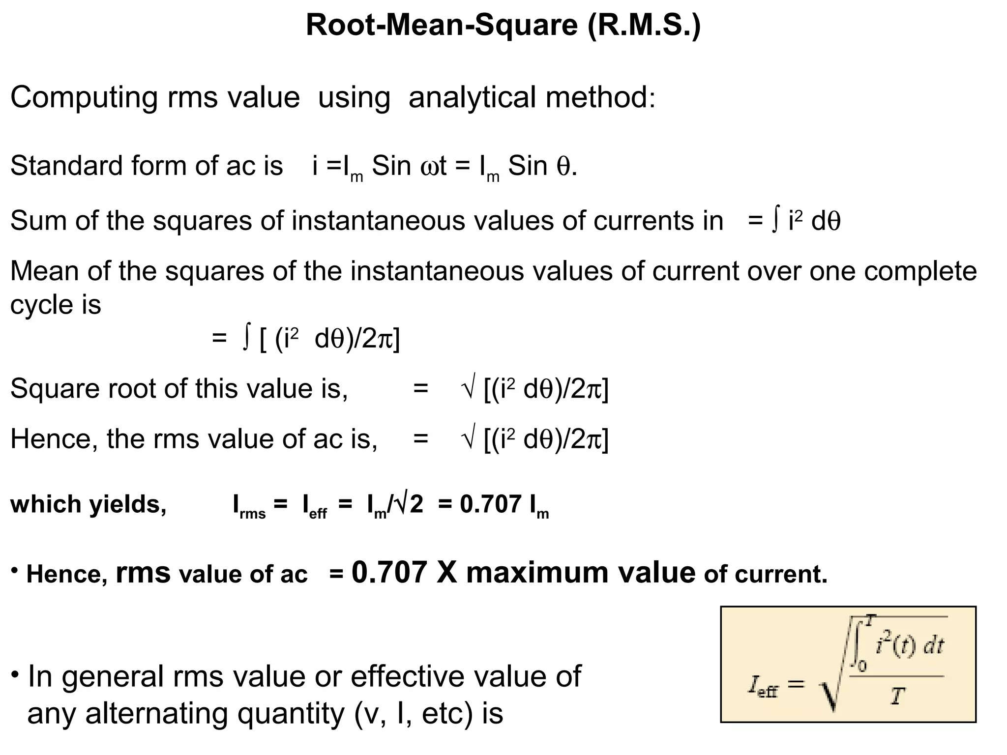 Ac fundamentals | PPT