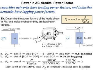 Ac fundamentals 3 power in ac circuits | PPT
