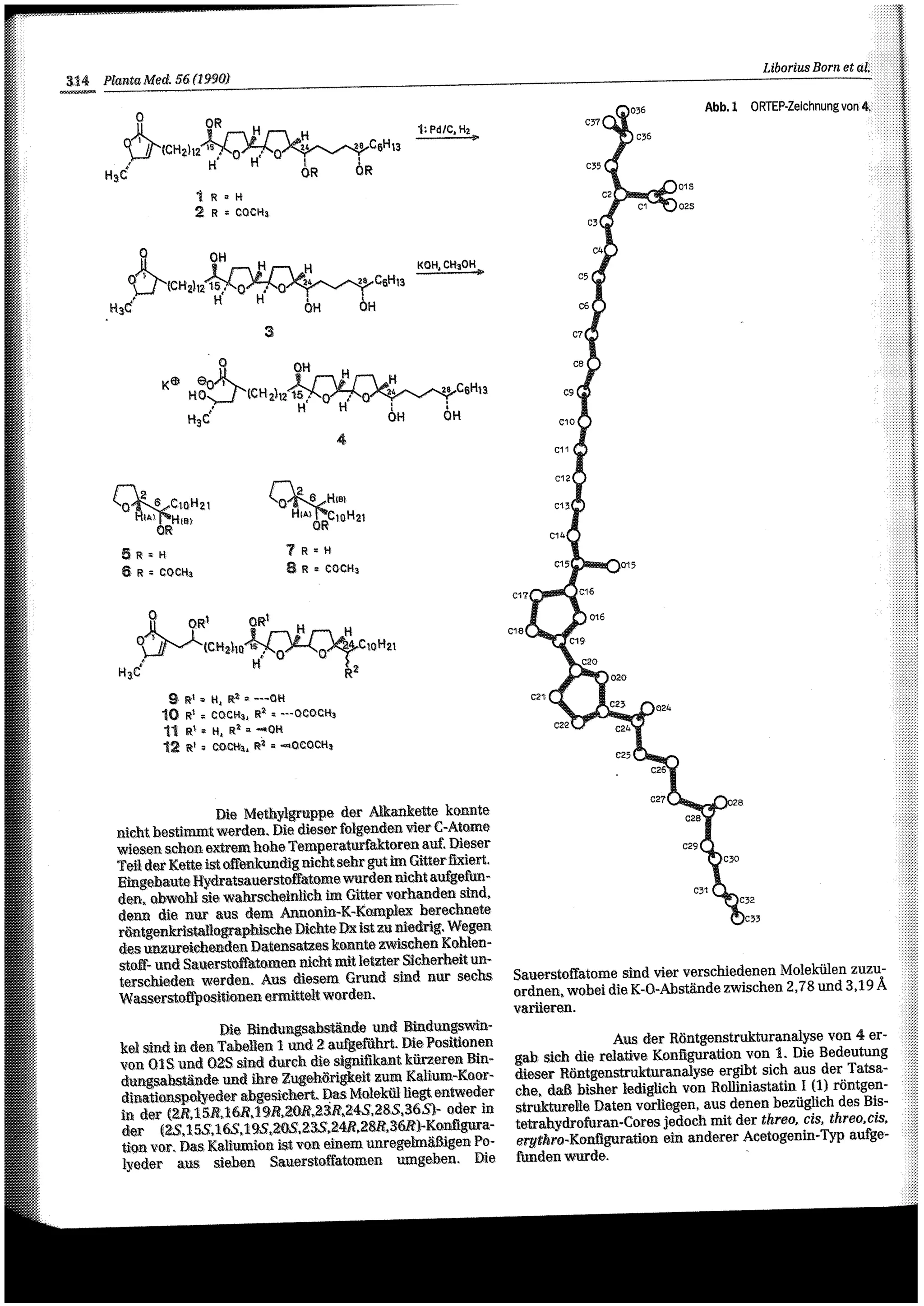 ACG-149-Squamocin = Annonin I - LC-MS-IR-NMR-Bayer-DE-1990 | PDF