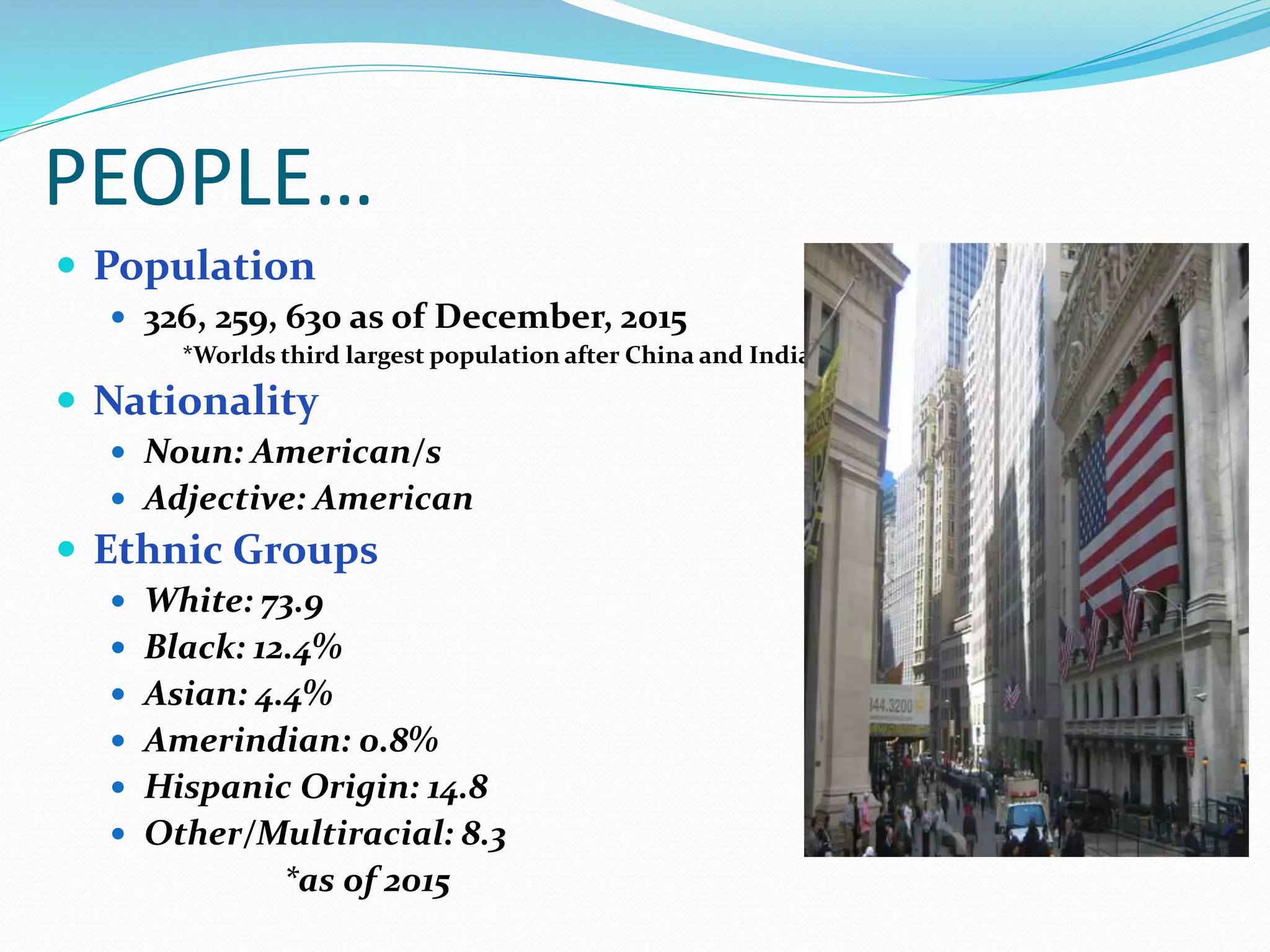 American Culture and Geography | PPTX