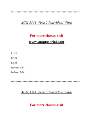 ACG 3341 Technology levels--snaptutorial.com