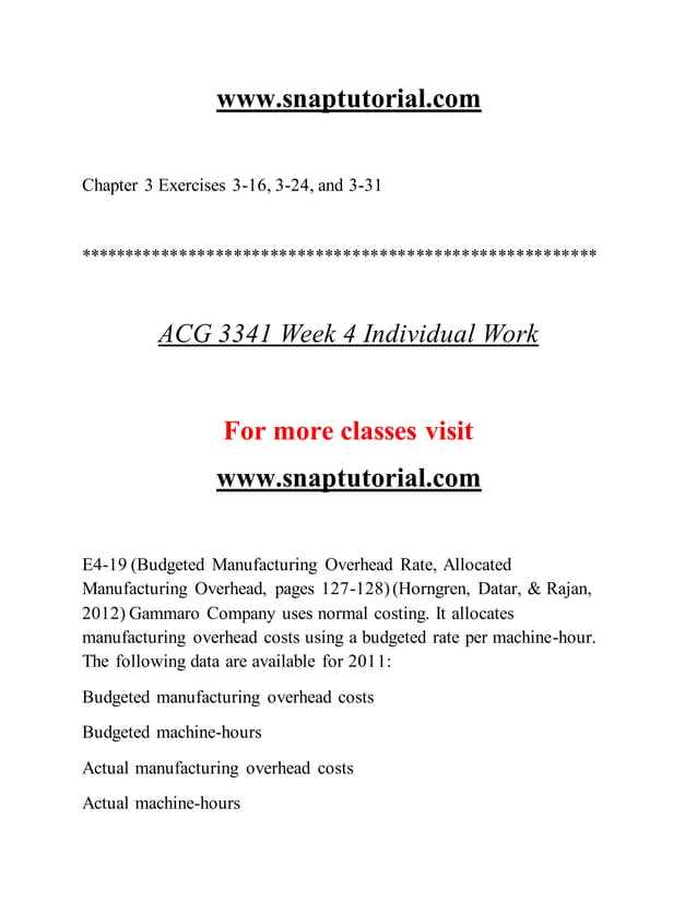 ACG 3341 Technology levels--snaptutorial.com