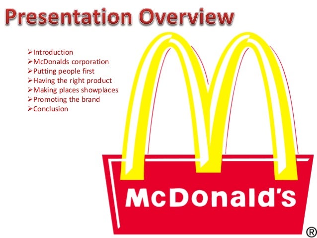 McDonald strategy