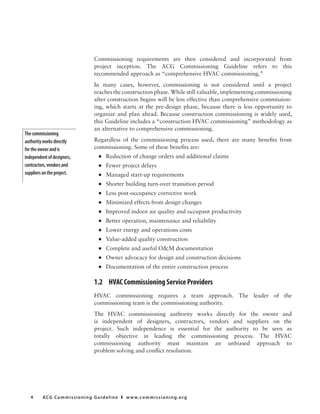 commissioning guideline | PDF