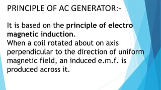 AC GENERATOR | PPTX | Radio Control | Hobbies & Interests
