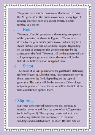 Ac generator | DOCX