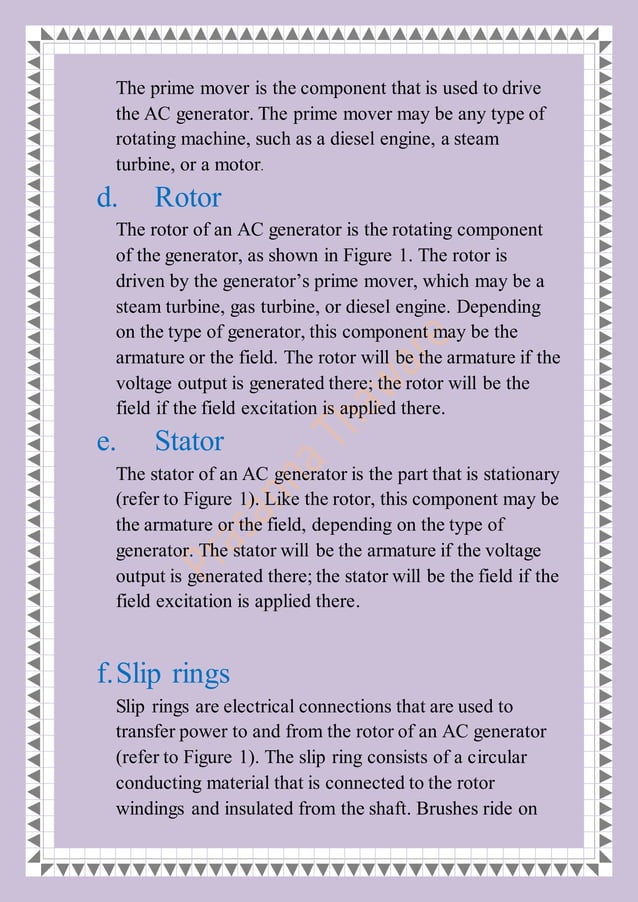 Ac generator | DOCX | Physics | Science