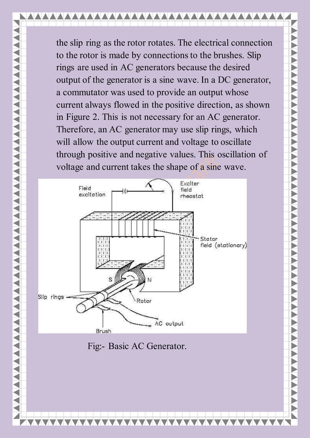Ac generator | DOCX | Physics | Science