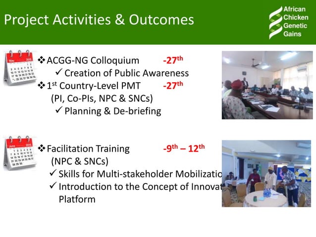 Overview of ACGG activities in Nigeria | PPT