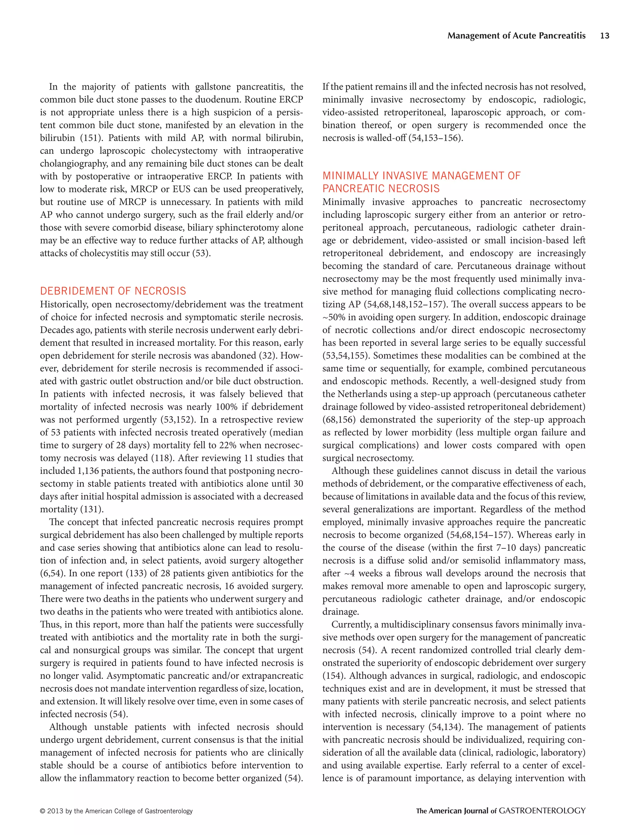 Acg guideline acute_pancreatitis_september_2013 - copia | PDF