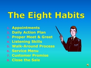 Fixed Operations-Eight Habits of Highly Successful Service Advisors | PPT