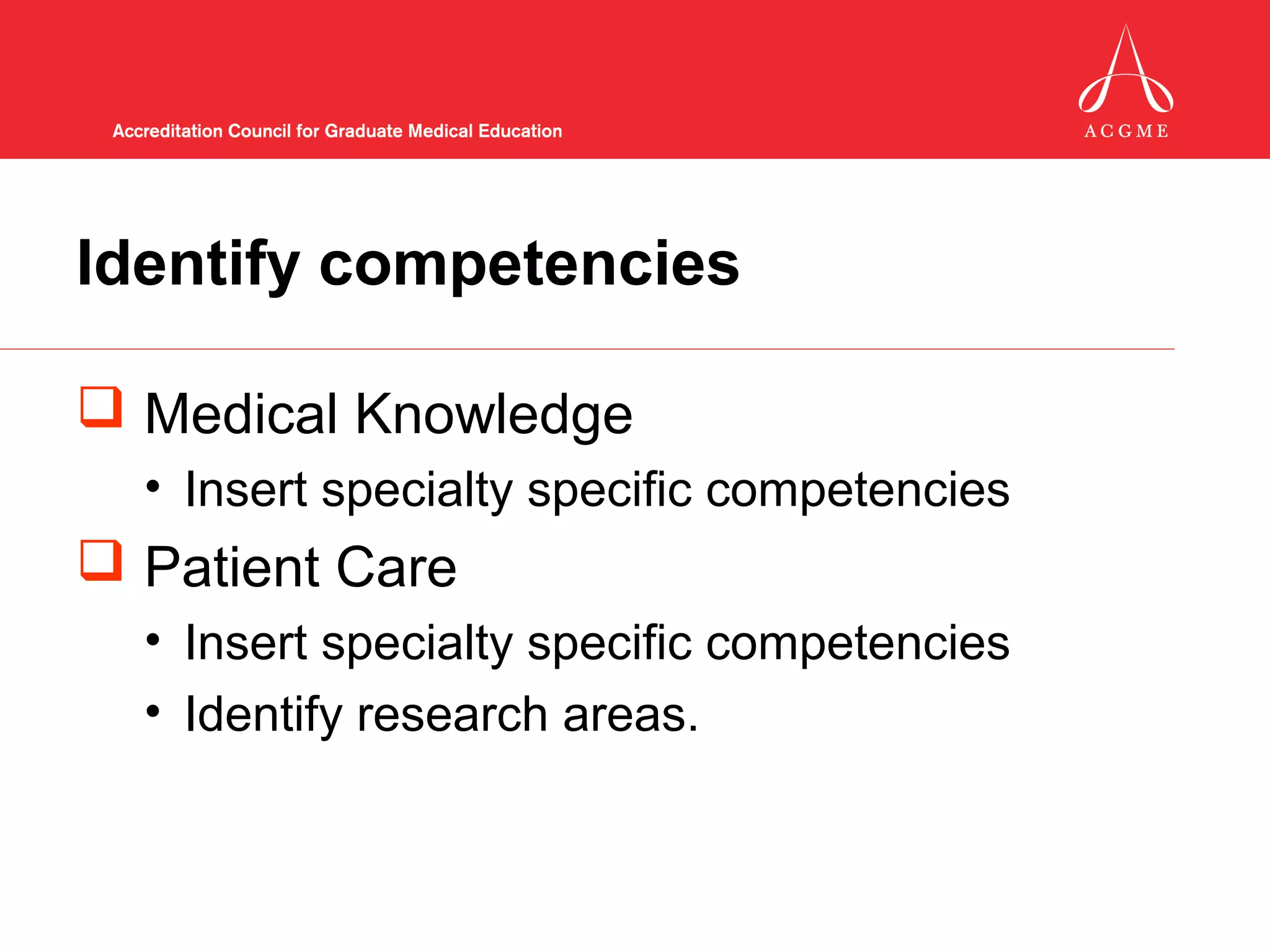 Acgme competency cur | PPT