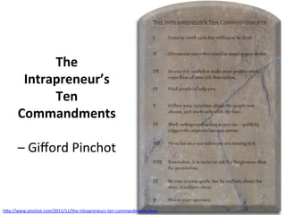 Intrapreneurship | PDF