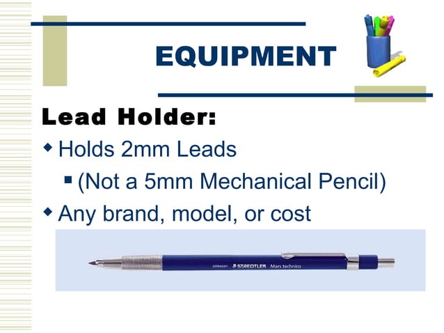 Ach 111 Drafting Equipment | PPT | Drawing and Sketching | Arts and Crafts
