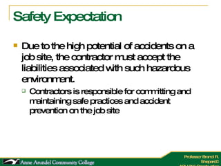 ACH 216 Lecture 11 (Safety) | PPT