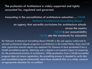 ACH 231 Lecture 01 (The Profession) | PPT