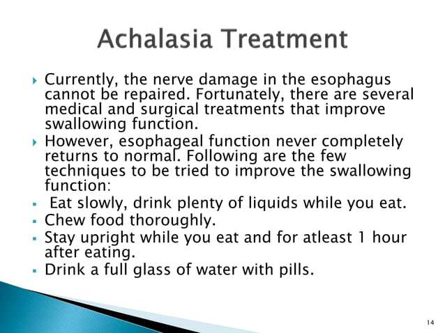 Achalasia | PPTX | Digestive Disorders | Diseases and Conditions