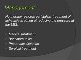 Achalasia | PPT