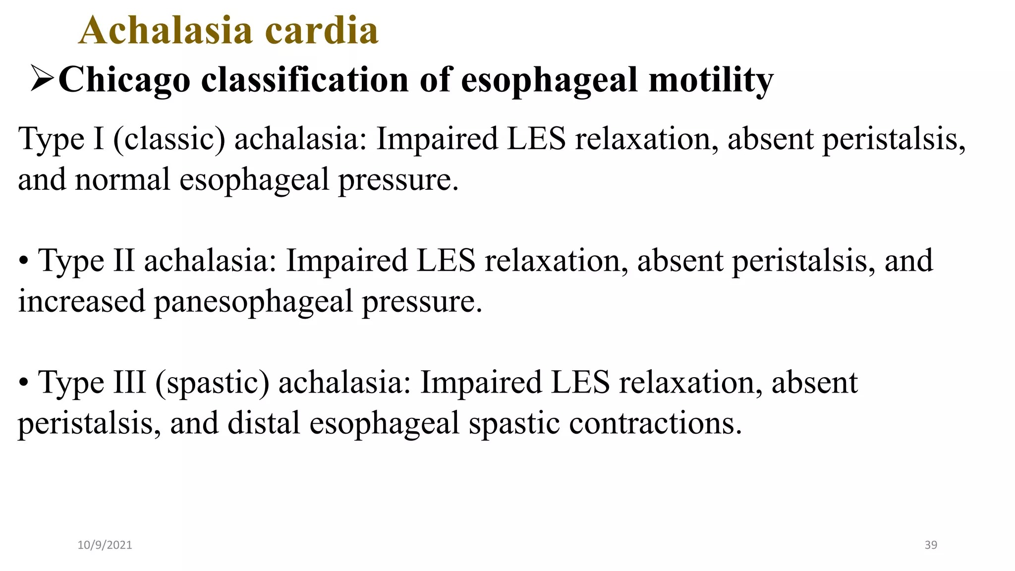 Achalasia cardia | PPTX
