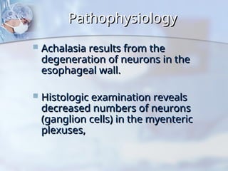 pathologies of esophagus Achalasia Cardia.ppt