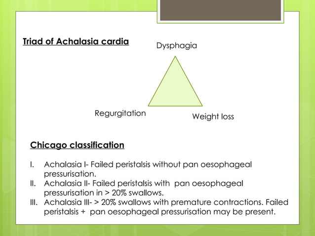 Achalasia cardia ppt.pptx ACHALASIA CARDIA ACHALASIA CARDIA | PPT
