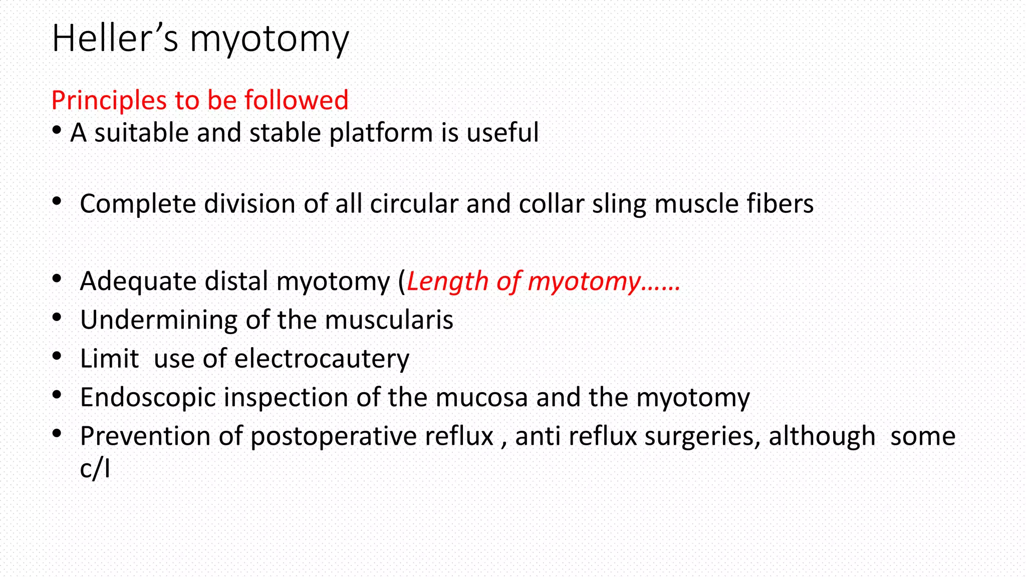 Achalasia management ay | PPTX