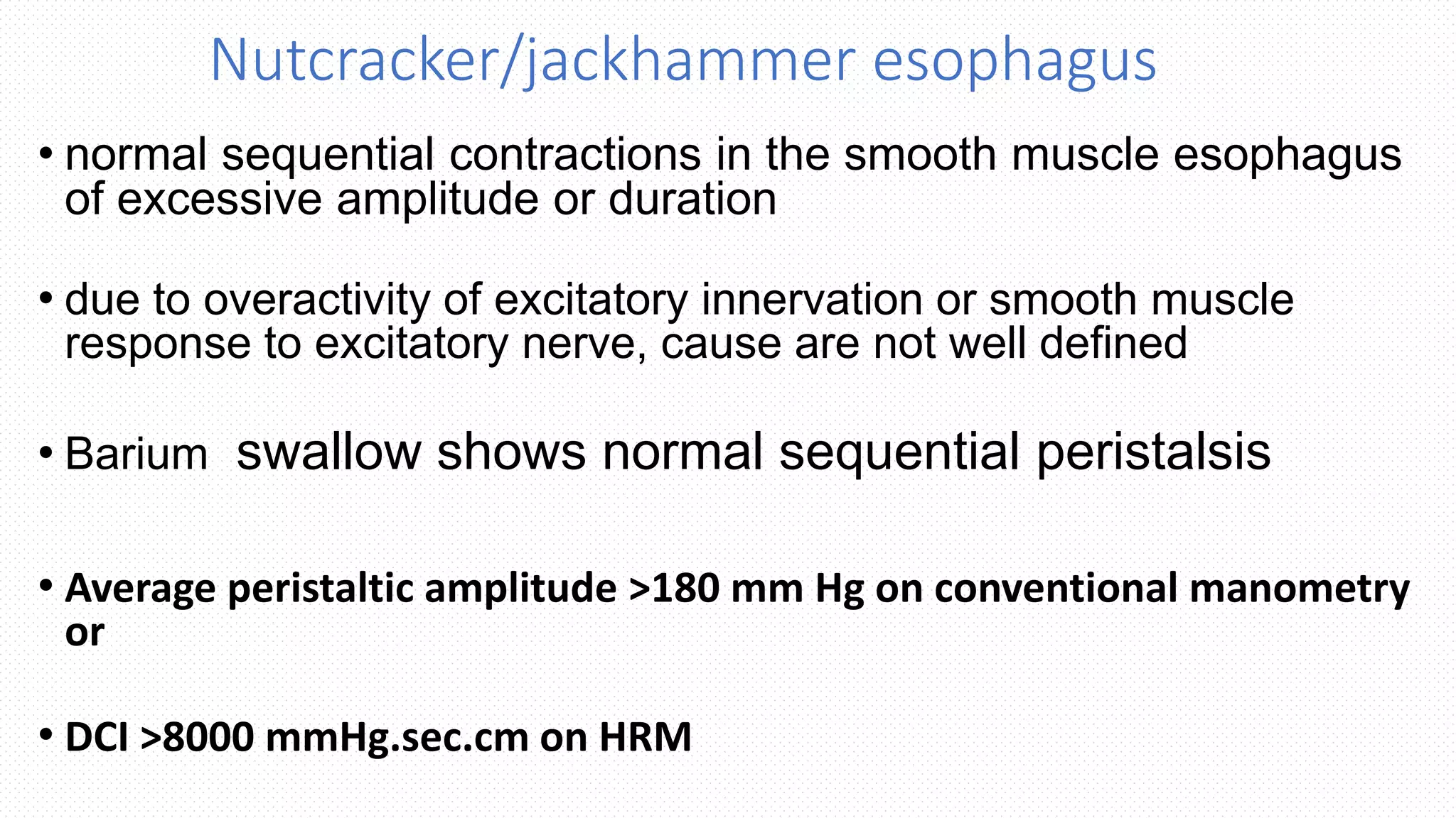Achalasia management ay | PPTX