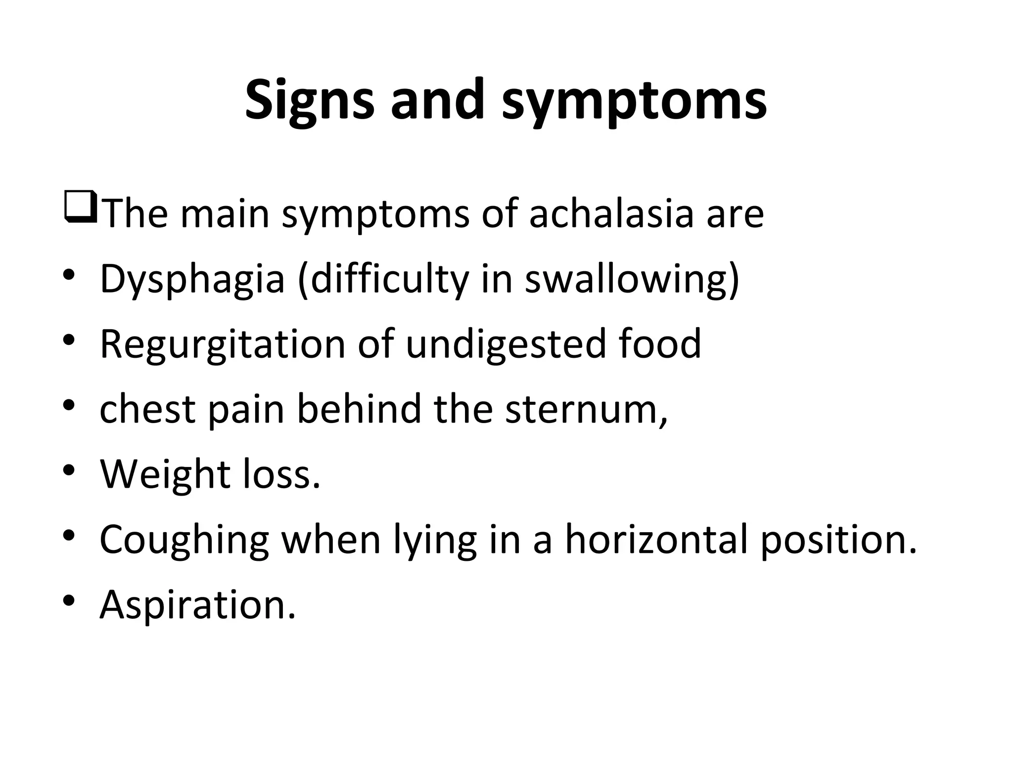 Achalasia disease of GIT | PPT