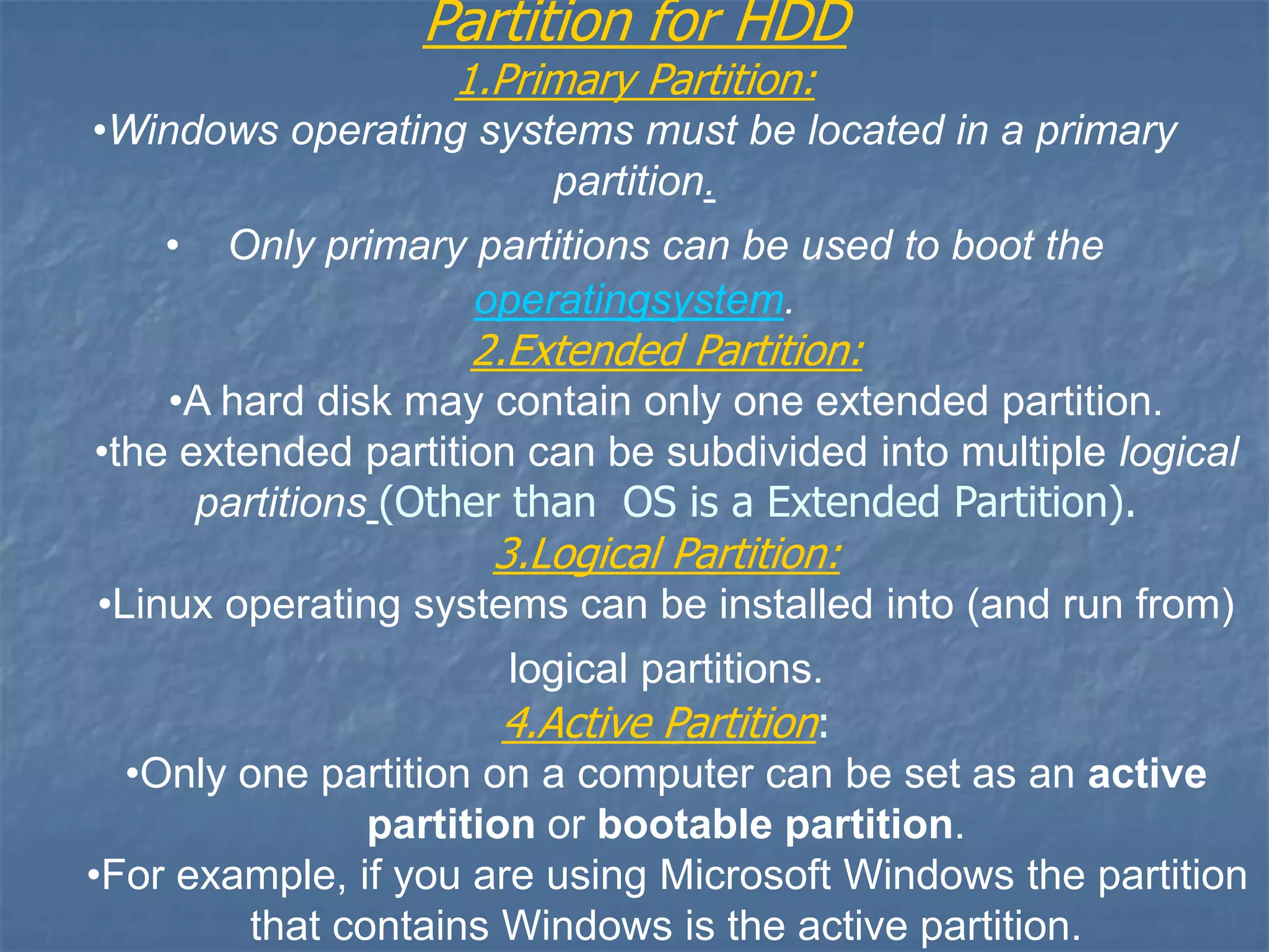 HARD DISK DRIVE ppt | PDF
