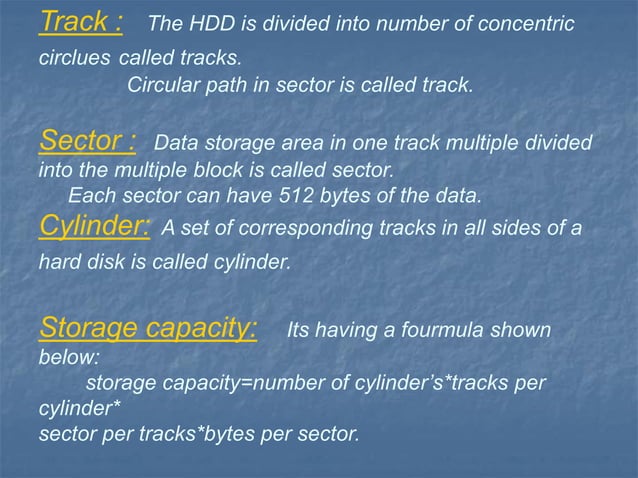 HARD DISK DRIVE ppt | PDF