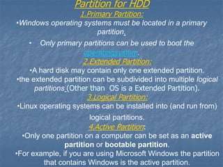 HARD DISK DRIVE ppt | PDF