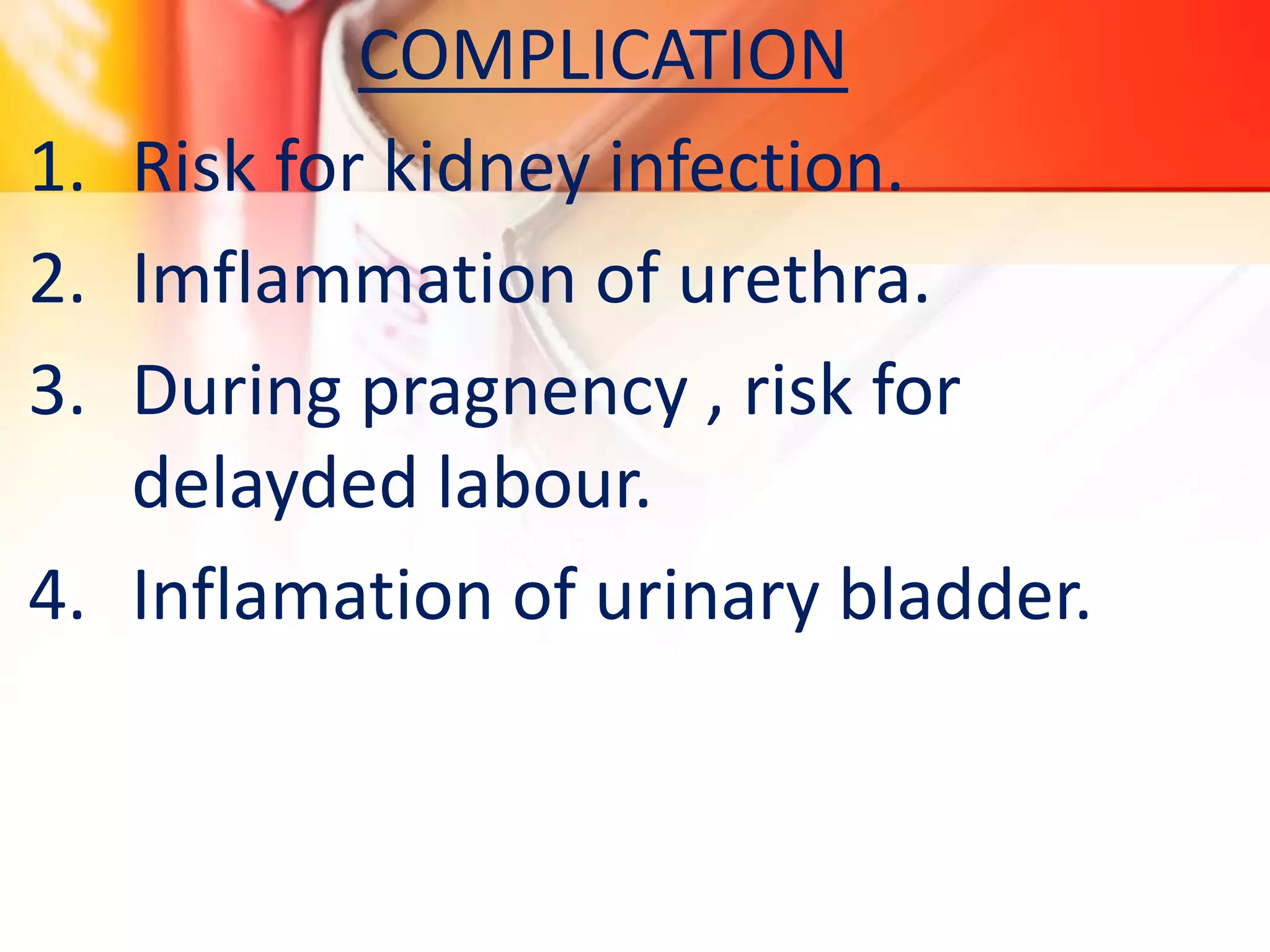 urinary tract infection | PPTX