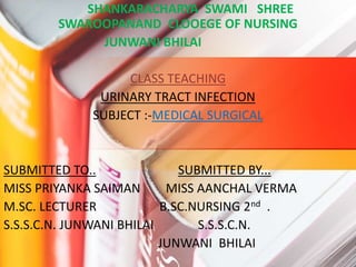 urinary tract infection | PPTX