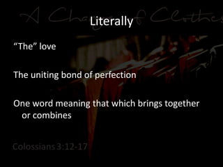 A change of clothes | PPTX