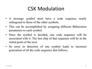 A chaotic direct sequence spread-spectrum communication system | PPT