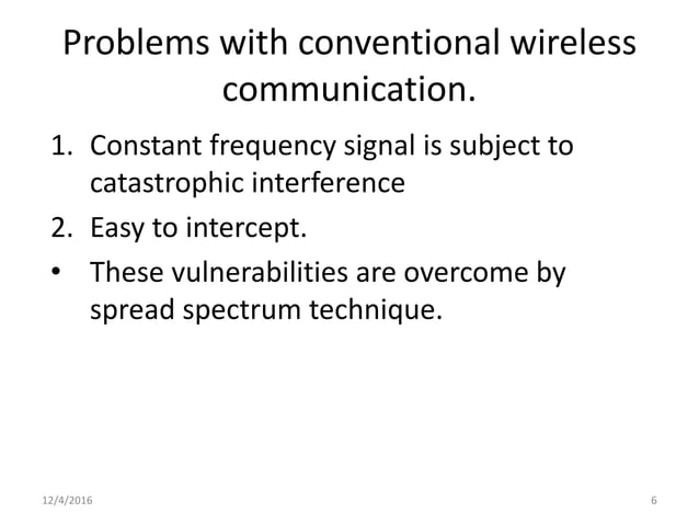 A Chaotic Direct Sequence Spread Spectrum Communication System Ppt
