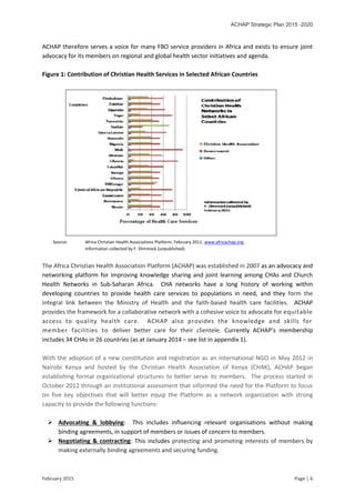 ACHAP strategic plan 2015 to 2020 | PDF