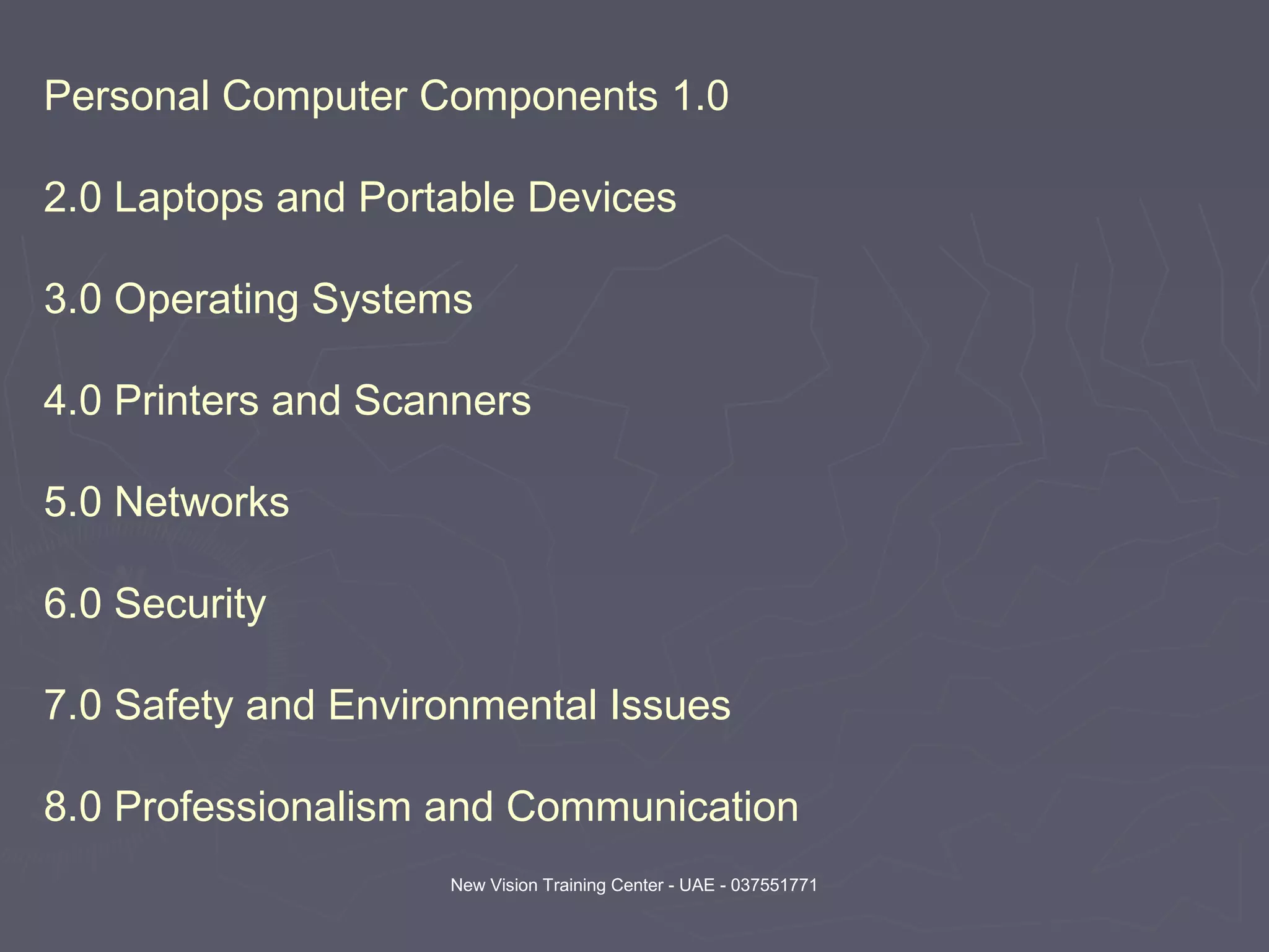 A+chapter 1 identify principles of personal computers | PPT