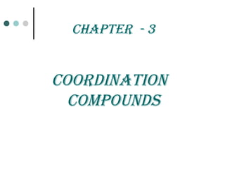 Coordination compound | PDF
